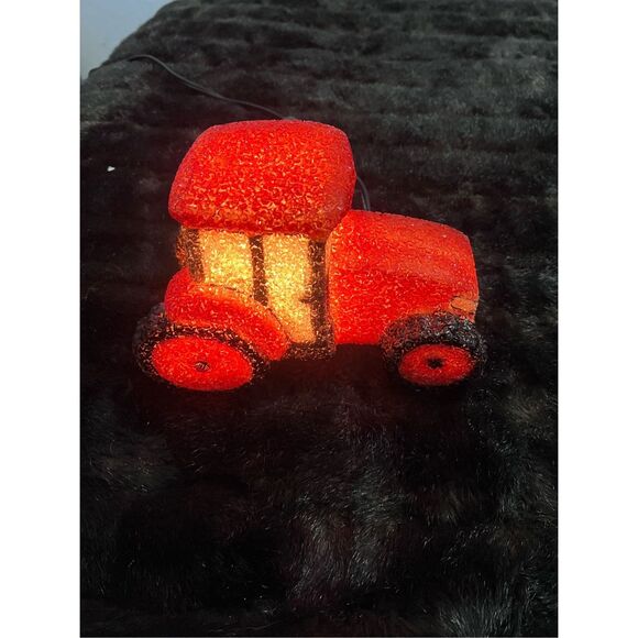 No Brand | Other | Vintage Red Tractor Plastic Popcorn Lamp Truck Light ...